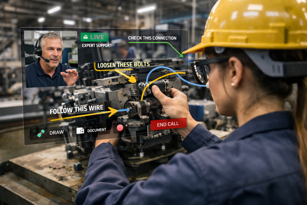 AR Remote Assistance for Manufacturing | Industry 4.0 Guide